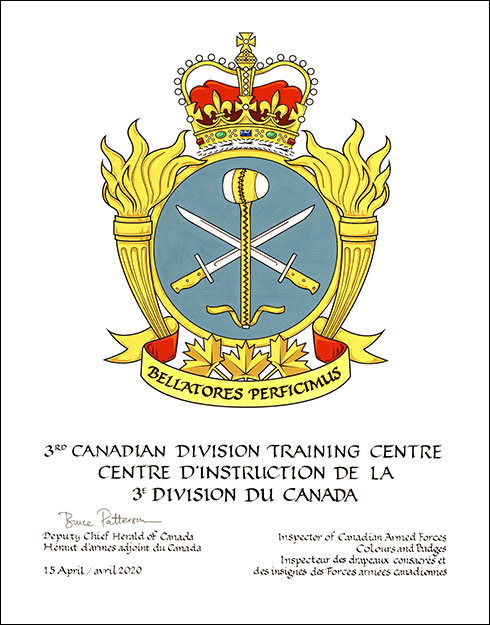 3rd Canadian Division Training Centre | The Governor General of Canada
