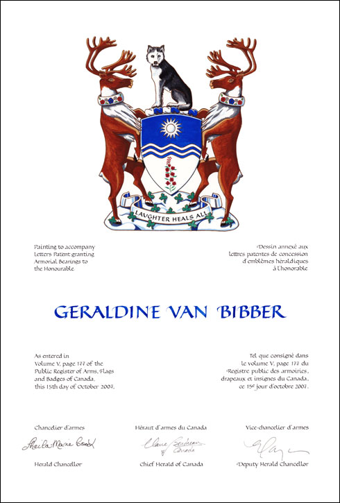 Geraldine Van Bibber | The Governor General of Canada