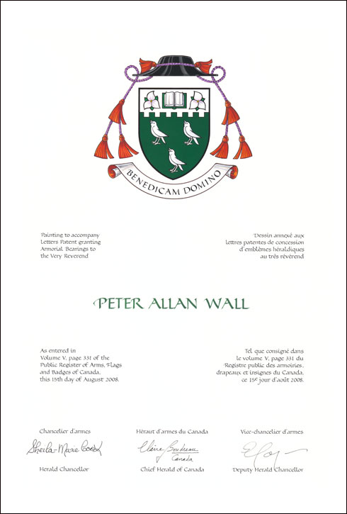 Peter Allan Wall | The Governor General of Canada