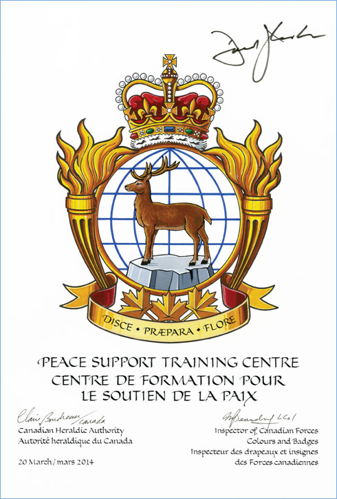 Peace Support Training Centre | The Governor General of Canada