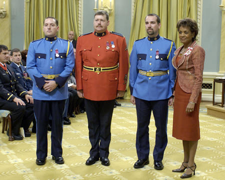 Her Excellency the Right Honourable Michaëlle Jean, Governor General of Canada, presented 43 ...