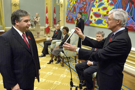 Swearing-In Ceremony for the Members of the 28th Canadian Ministry ...