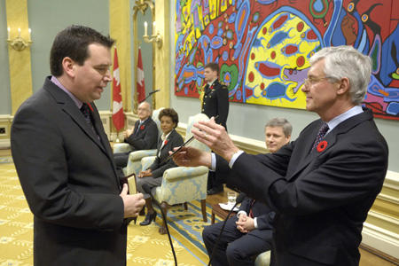 Swearing-In Ceremony for the Members of the 28th Canadian Ministry ...