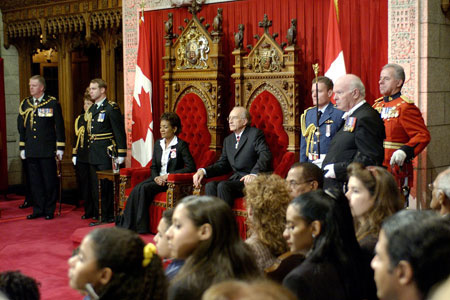 The Right Honourable Michaëlle Jean, Governor General of Canada on the occasion of her ...