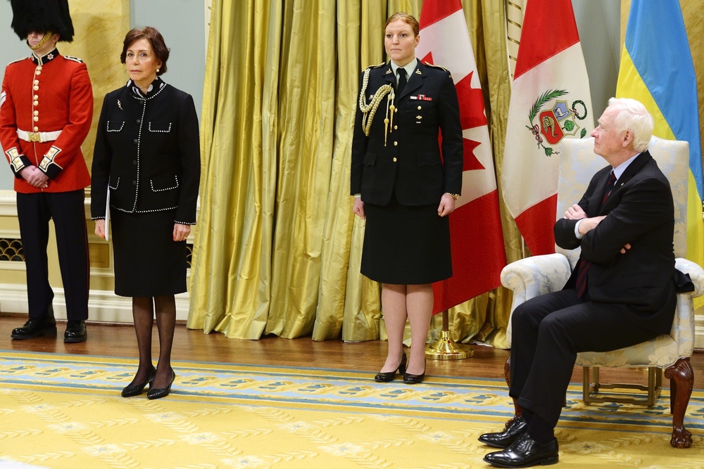 Presentation of Letters of Credence | The Governor General of Canada