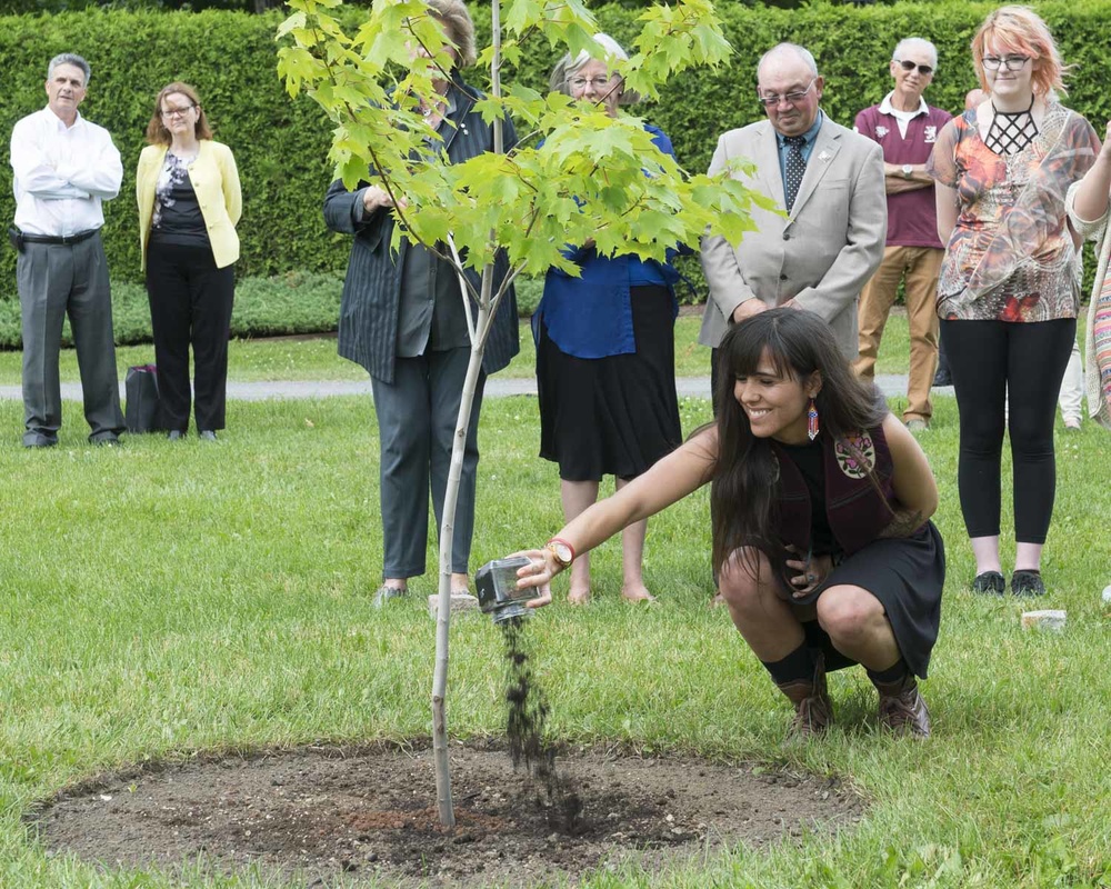 Ceremonial Planting of the Regal Celebration Maple Tree | The Governor ...