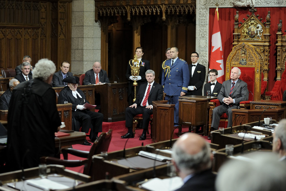 Royal Assent in the Senate Chamber | The Governor General of Canada