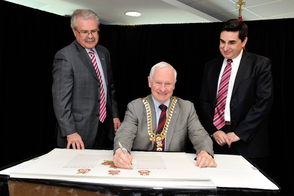 Unveiling of CFIA Emblem | The Governor General of Canada