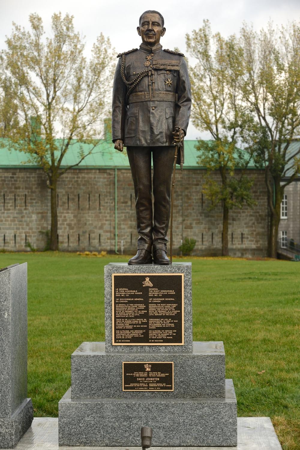 Unveiling of Georges P. Vanier Statue | The Governor General of Canada