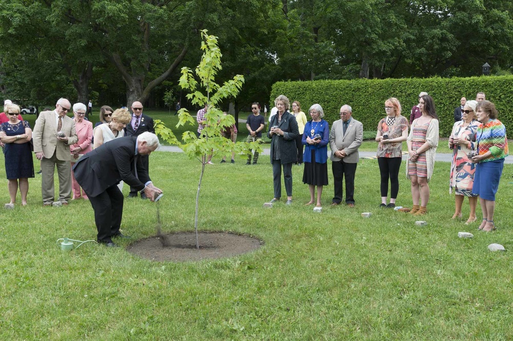 Ceremonial Planting of the Regal Celebration Maple Tree | The Governor ...