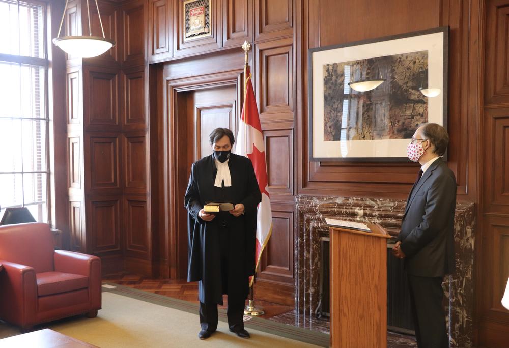 Swearing-in of H.E. the Rt. Hon. Richard Wagner | The Governor General ...