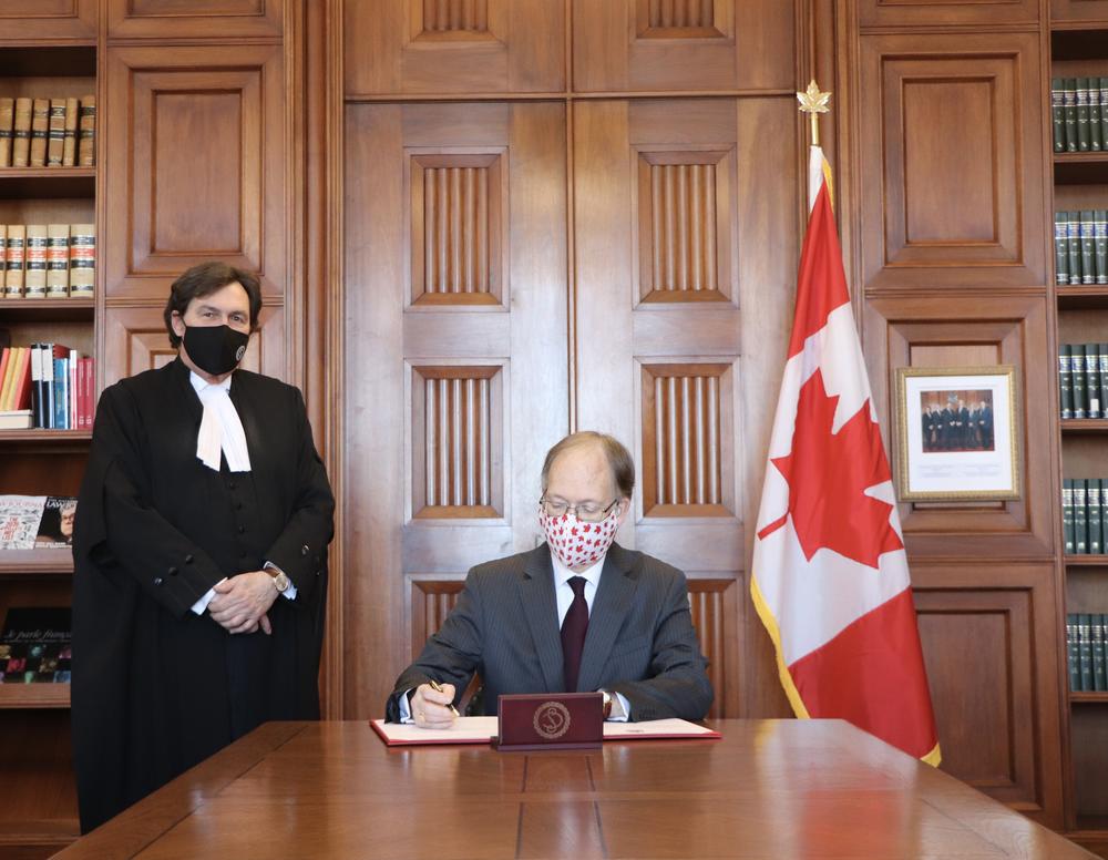 Swearing-in of H.E. the Rt. Hon. Richard Wagner | The Governor General ...
