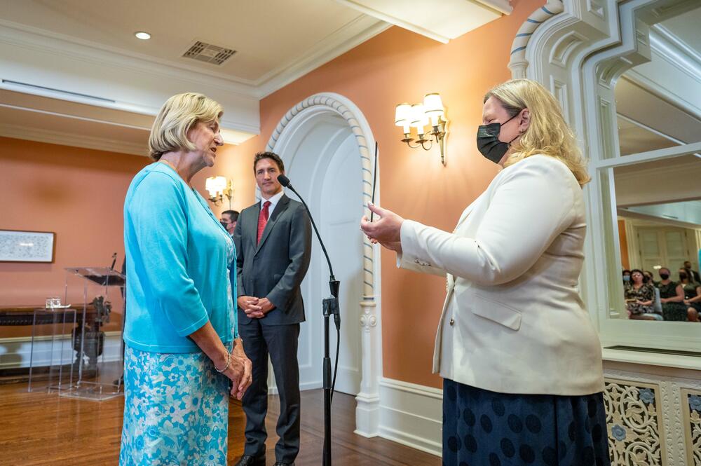 Swearing-in ceremony of members of the Canadian Ministry | The Governor ...